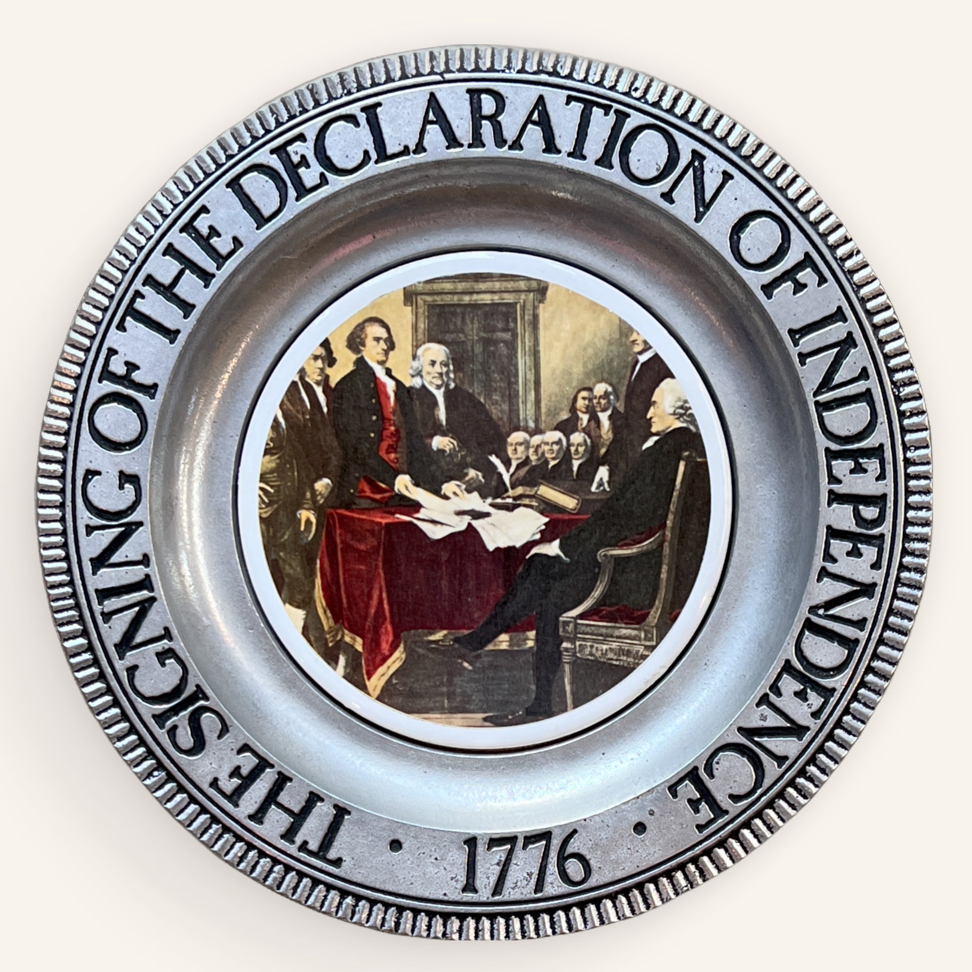 The Signing of the Declaration of Independence- 1776 Plate | Greene ...