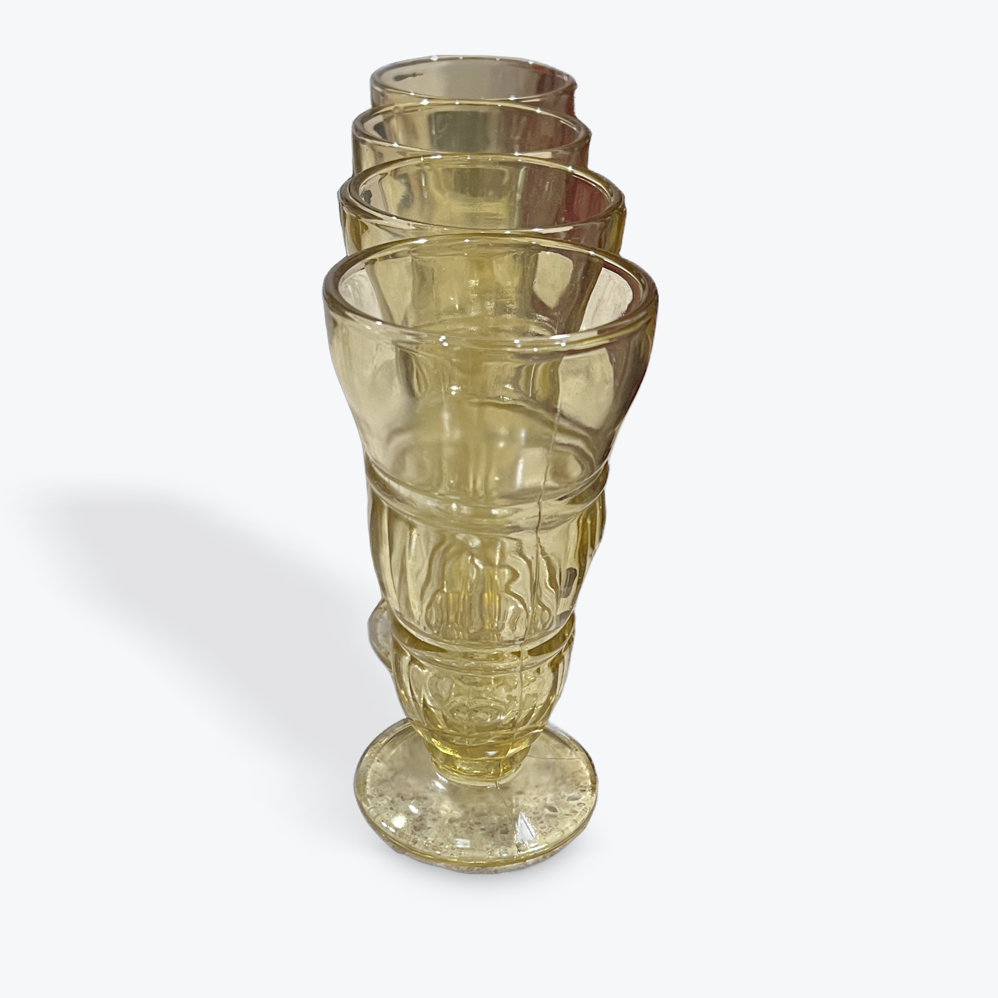 Vintage Ice Cream Parlor Milkshake Glasses | Greene Acres Christmas ...