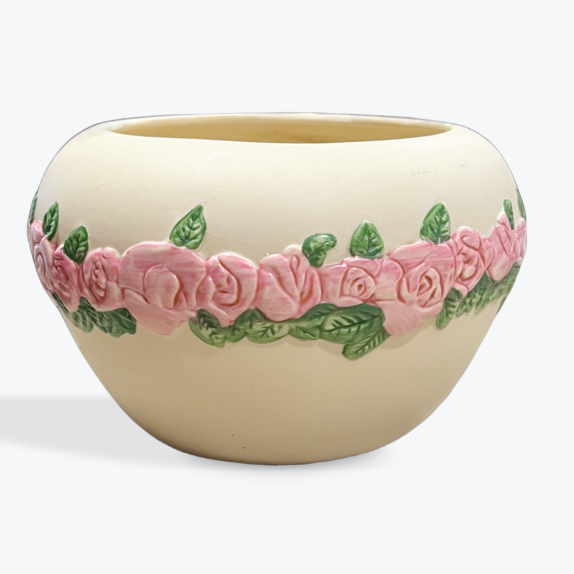 Vintage FTD Pottery Planter | Greene Acres Christmas Tree Farm